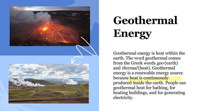 GEOTHERMAL-ENERGY-Harnessing the heat from the earth. | PPTX