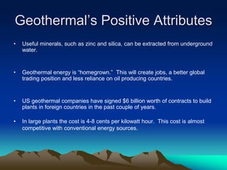 Geothermal-Energy_0.ppt | Power and Energy Industry | Industries