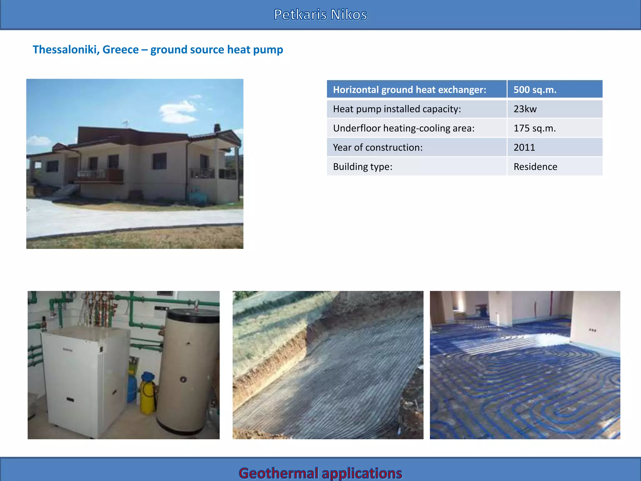 Geothermal applications | PPT