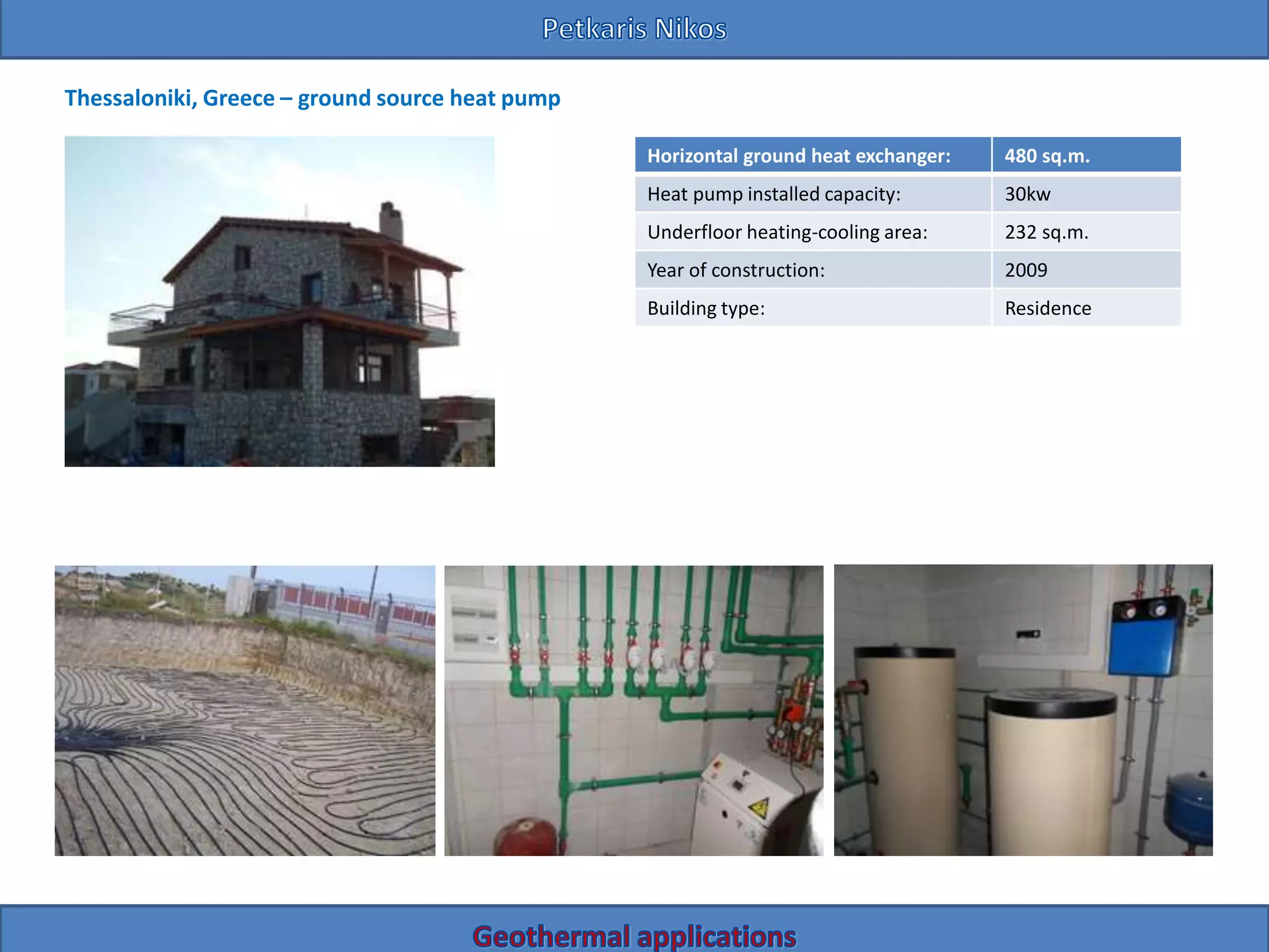 Geothermal applications | PPT