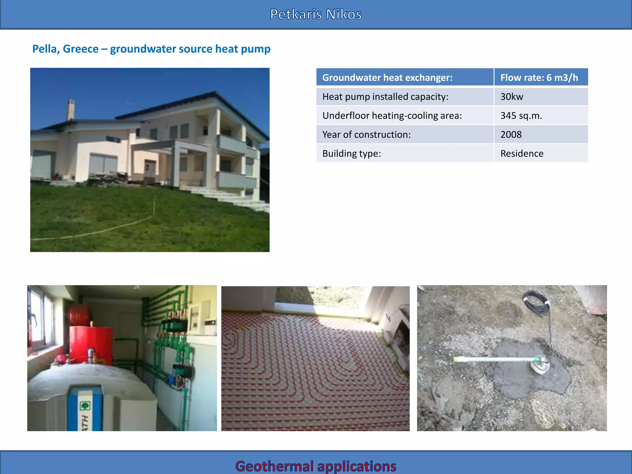 Geothermal applications | PPT