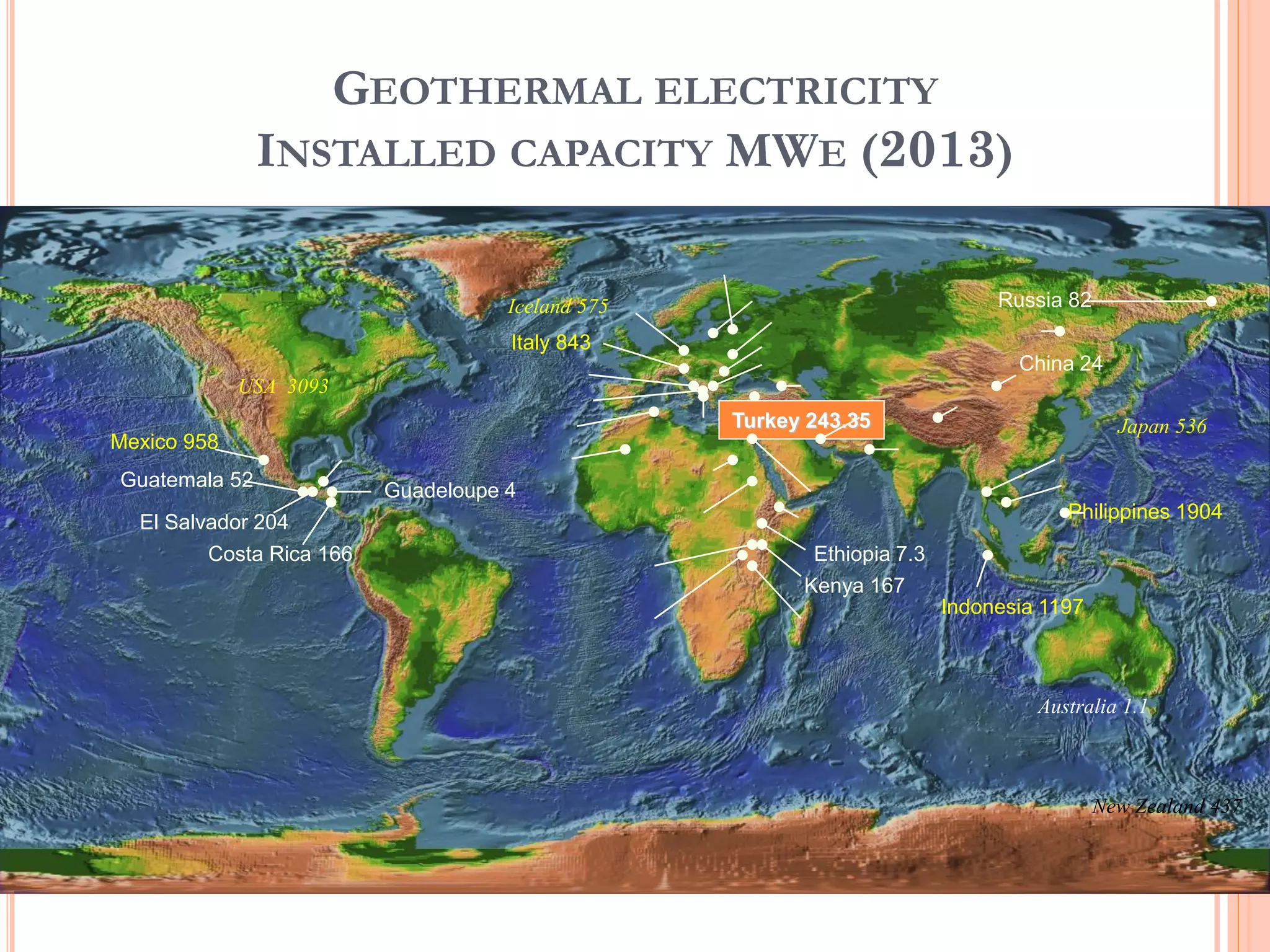 Geothermal Areas in Turkey | PPT