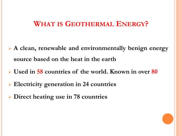 Geothermal Areas in Turkey | PPT