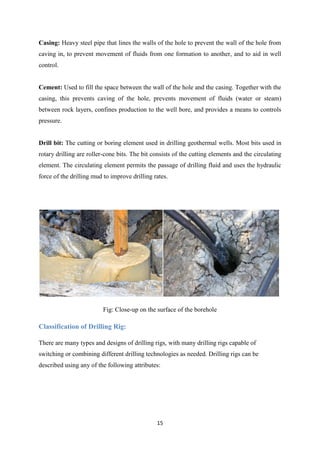 Project on Geothermal Drilling | PDF