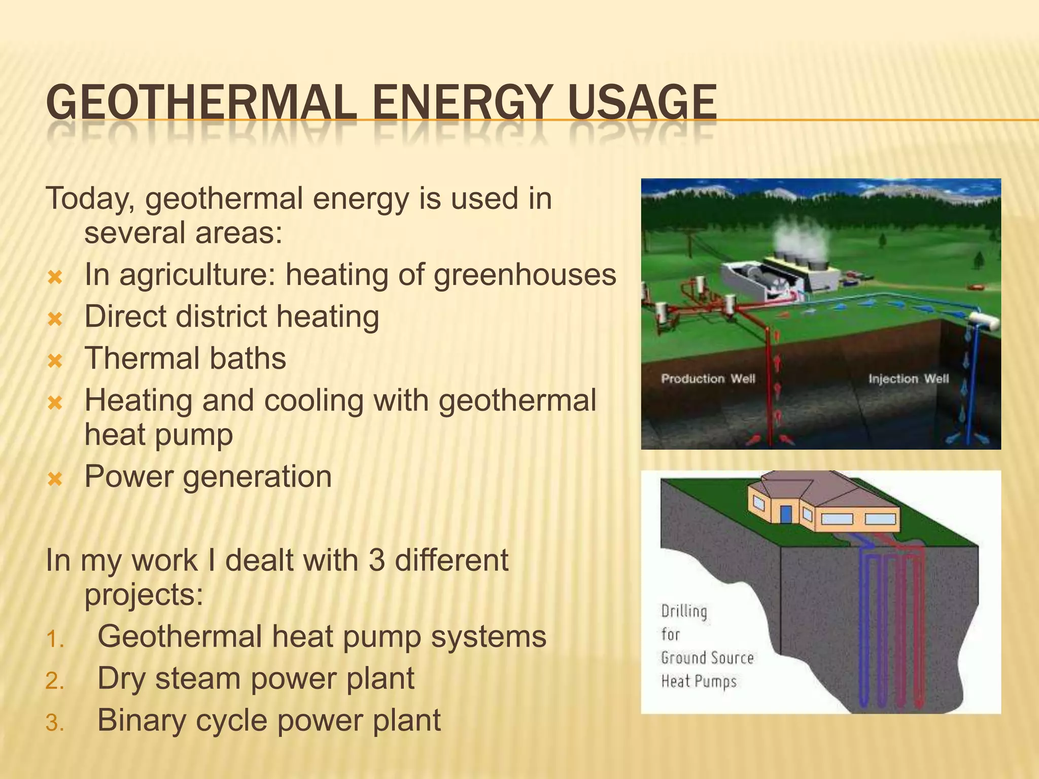 Geothermal energy case study: Tuscany and Hungary | PPTX