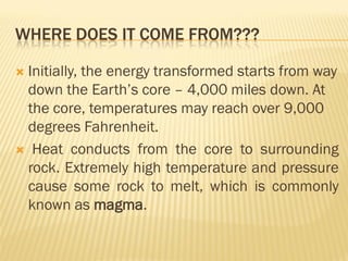 Geothermal energy | PDF
