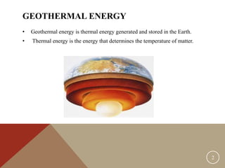 Geothermal energy | PPT