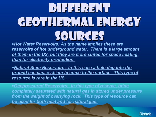 Geothermal energy | PPT