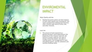 Geothermal Energy | PPTX