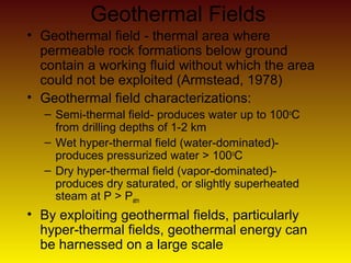 Geothermal energy | PPT