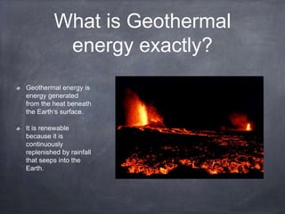 Geothermal energy | PPT