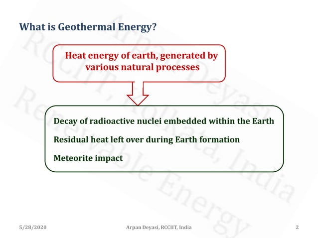 Geothermal energy | PPT