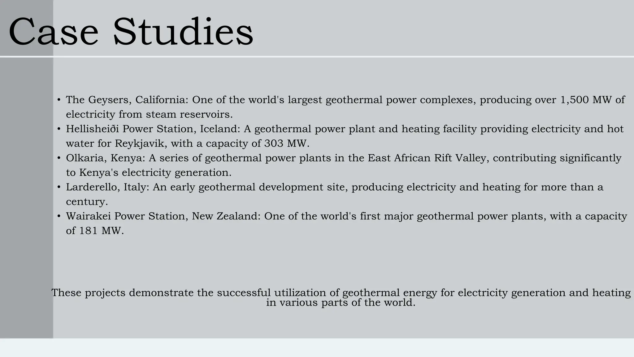 Geothermal Energy : Renewable energy sources ppt | PPTX