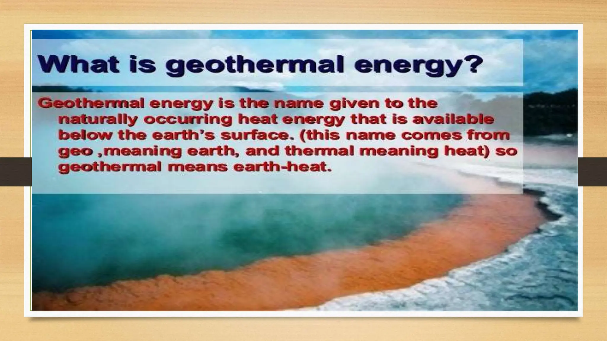 Geothermal energy.pptx Science 9 Third Q | PPTX