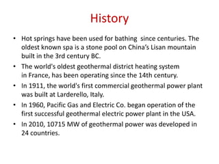 Geothermal energy | PPTX