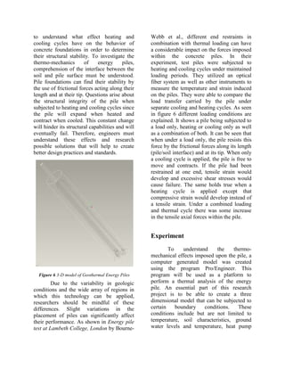 Geothermal Energy Piles | DOCX