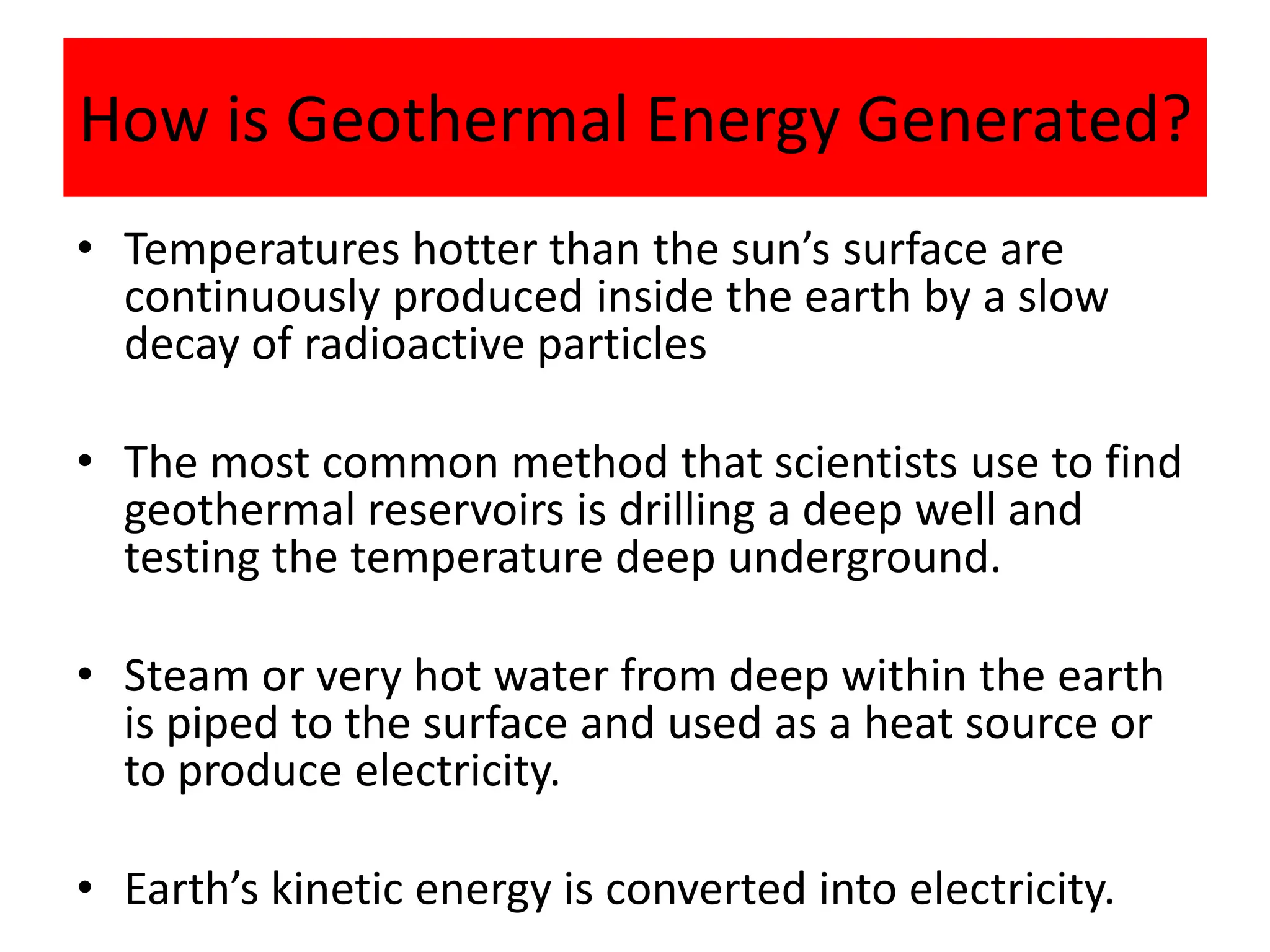 GEOTHERMAL ENERGY PowerPoint.pptx presentation | PPT