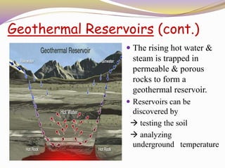 Geothermal energy presentation123 | PPTX