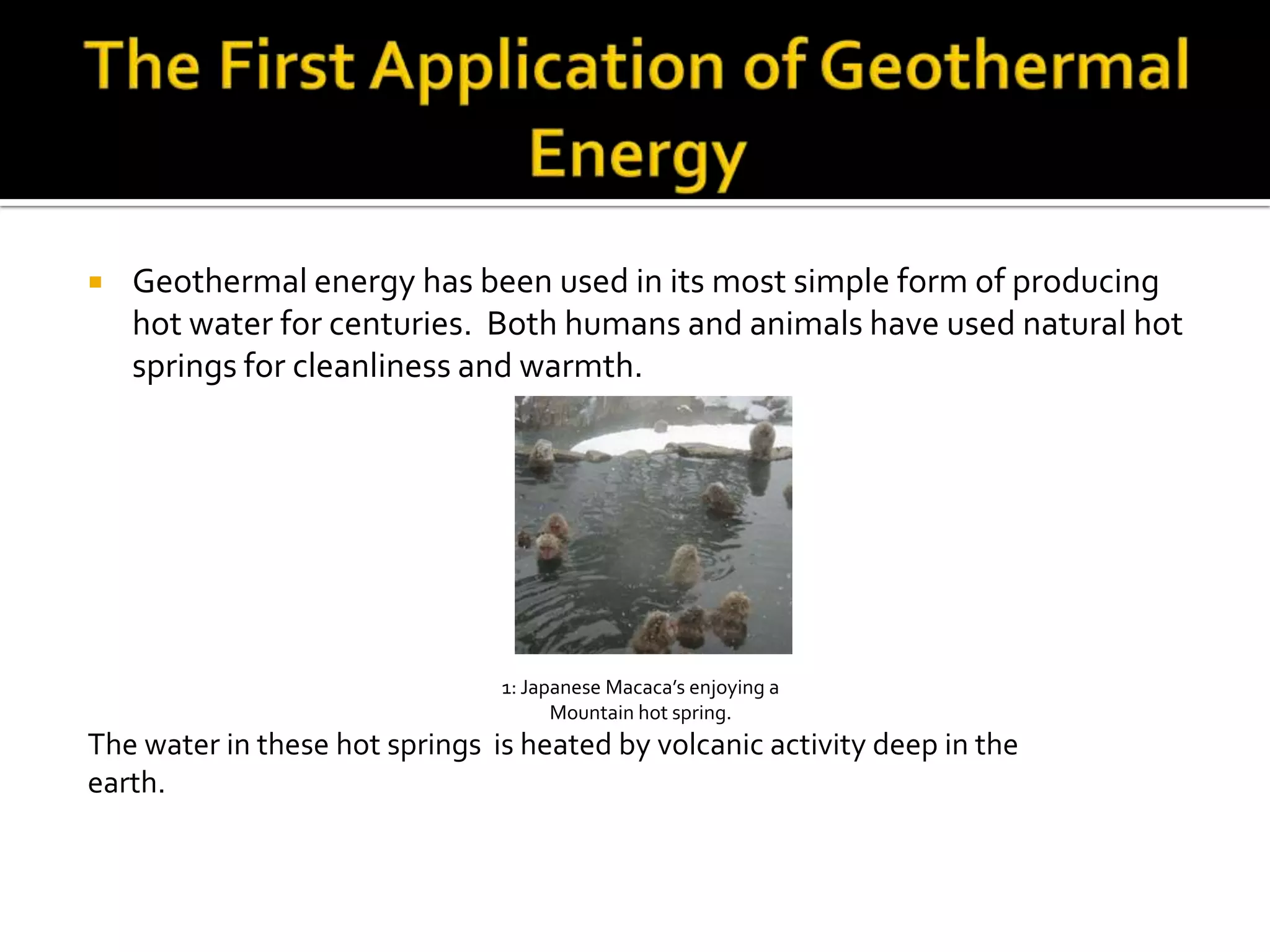 Geothermal energy slide show | PPSX