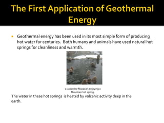 Geothermal energy slide show | PPSX