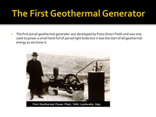 Geothermal energy slide show | PPSX