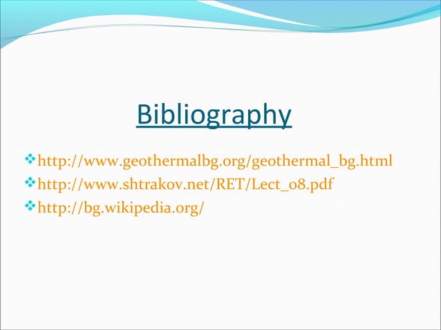 Геотермална енергия Ppt