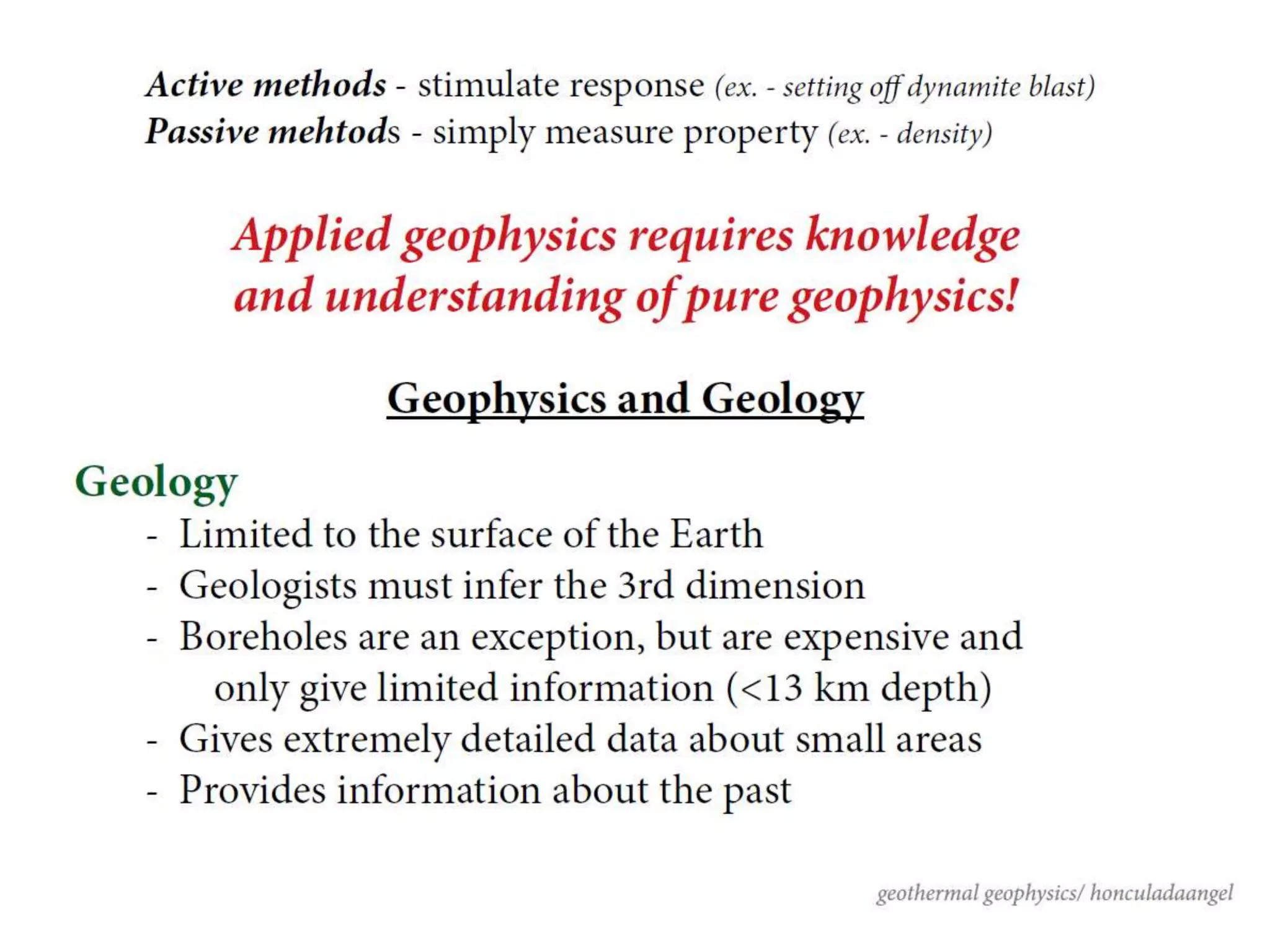 Geothermal geophysics | PPT