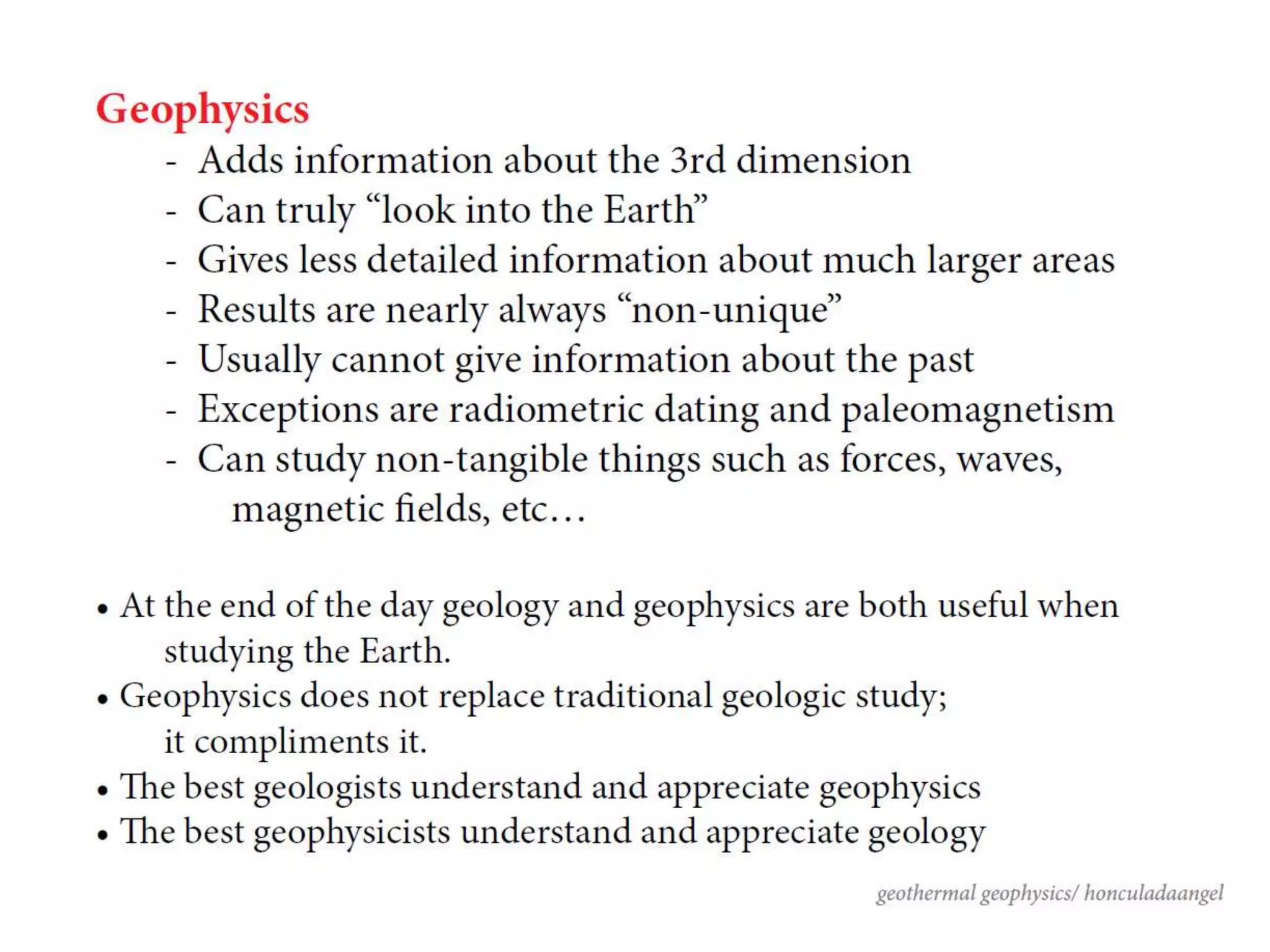 Geothermal geophysics | PPT
