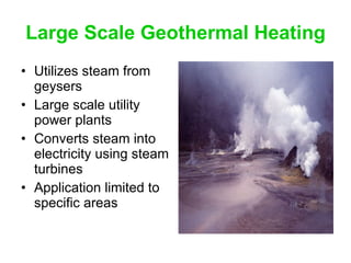 Geothermal Heating & Cooling Systems (Residential & | PPT