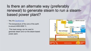 Harnessing Geothermal energy - scope and challenges .pptx