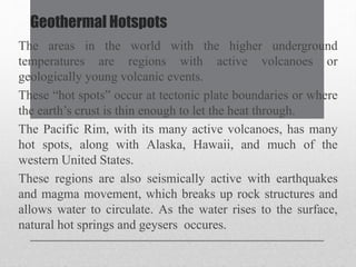 Geothermal power plant | PPTX
