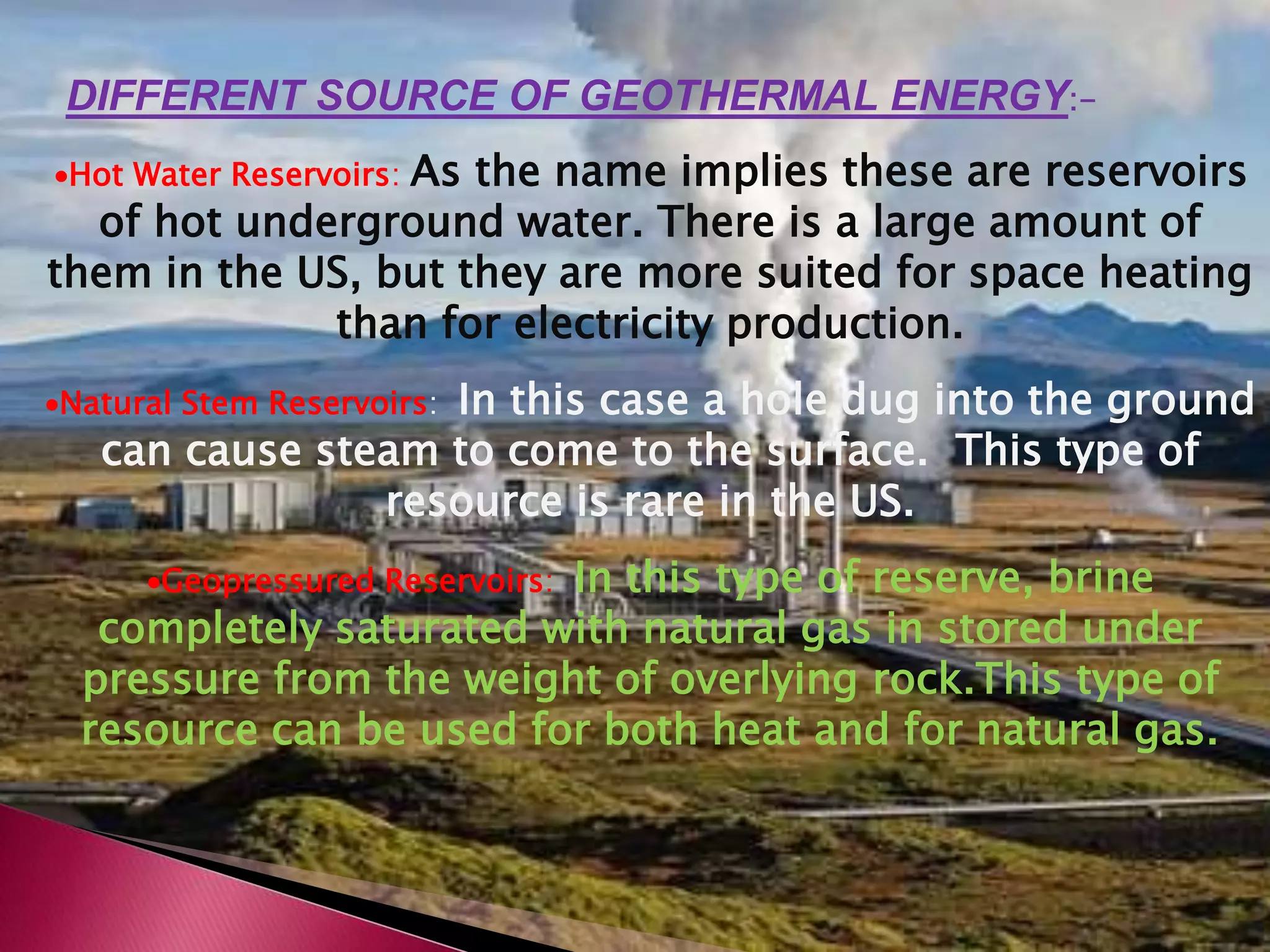 Geothermal power plant | PPTX