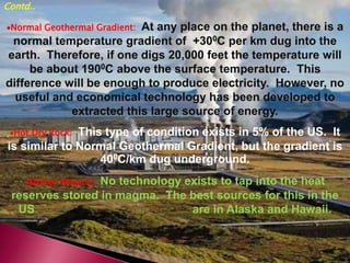 Geothermal power plant | PPTX