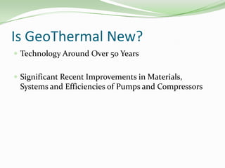 Geothermal Heating Introduction | PPTX