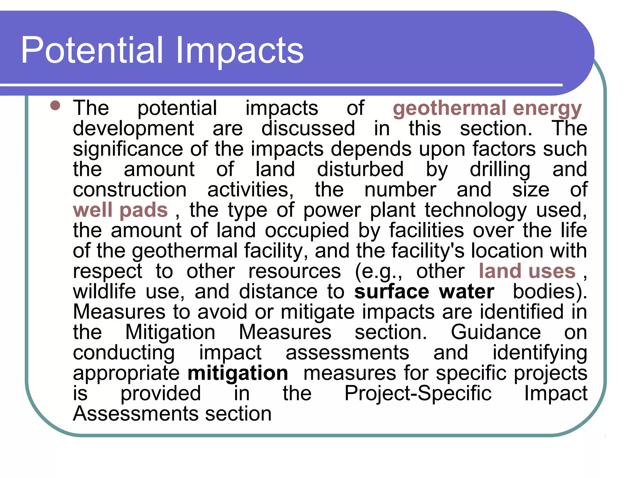 Geo thermal ppt | PPT