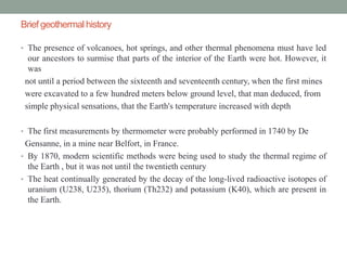 Geothermal Energy | PPTX
