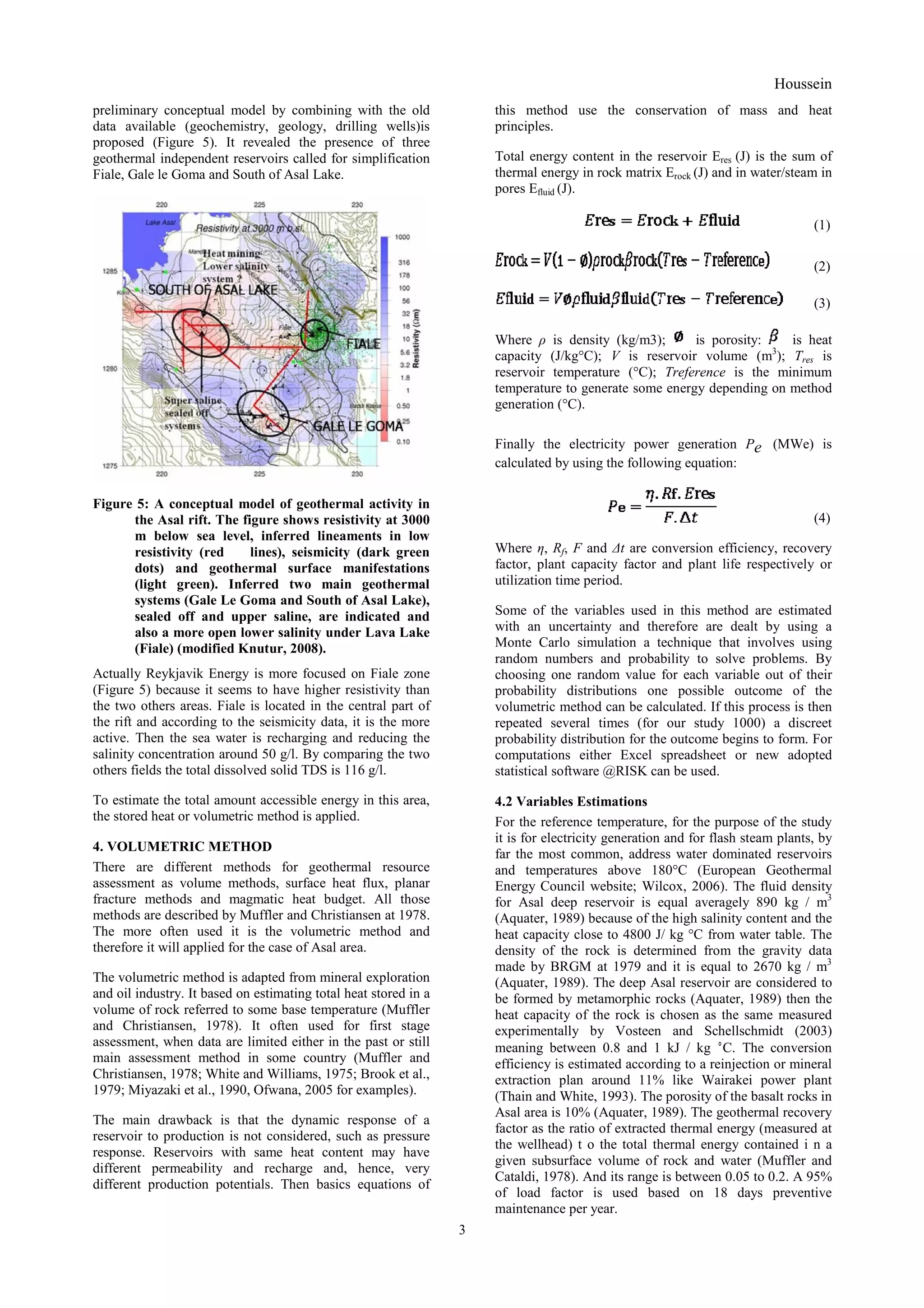 Geothermal resource assessment of asal field, republic of djibouti | PDF