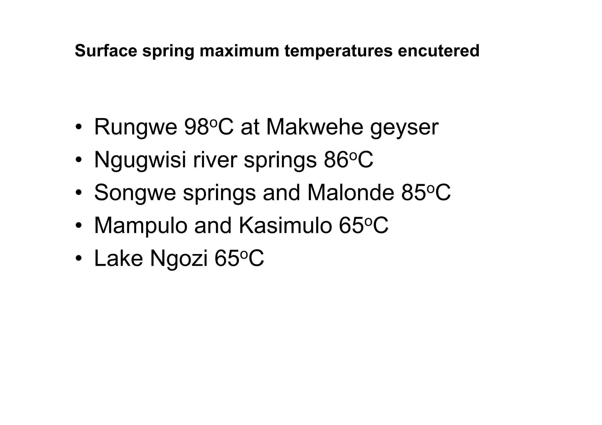 Geothermal surface manifestation mapping in south western | PDF
