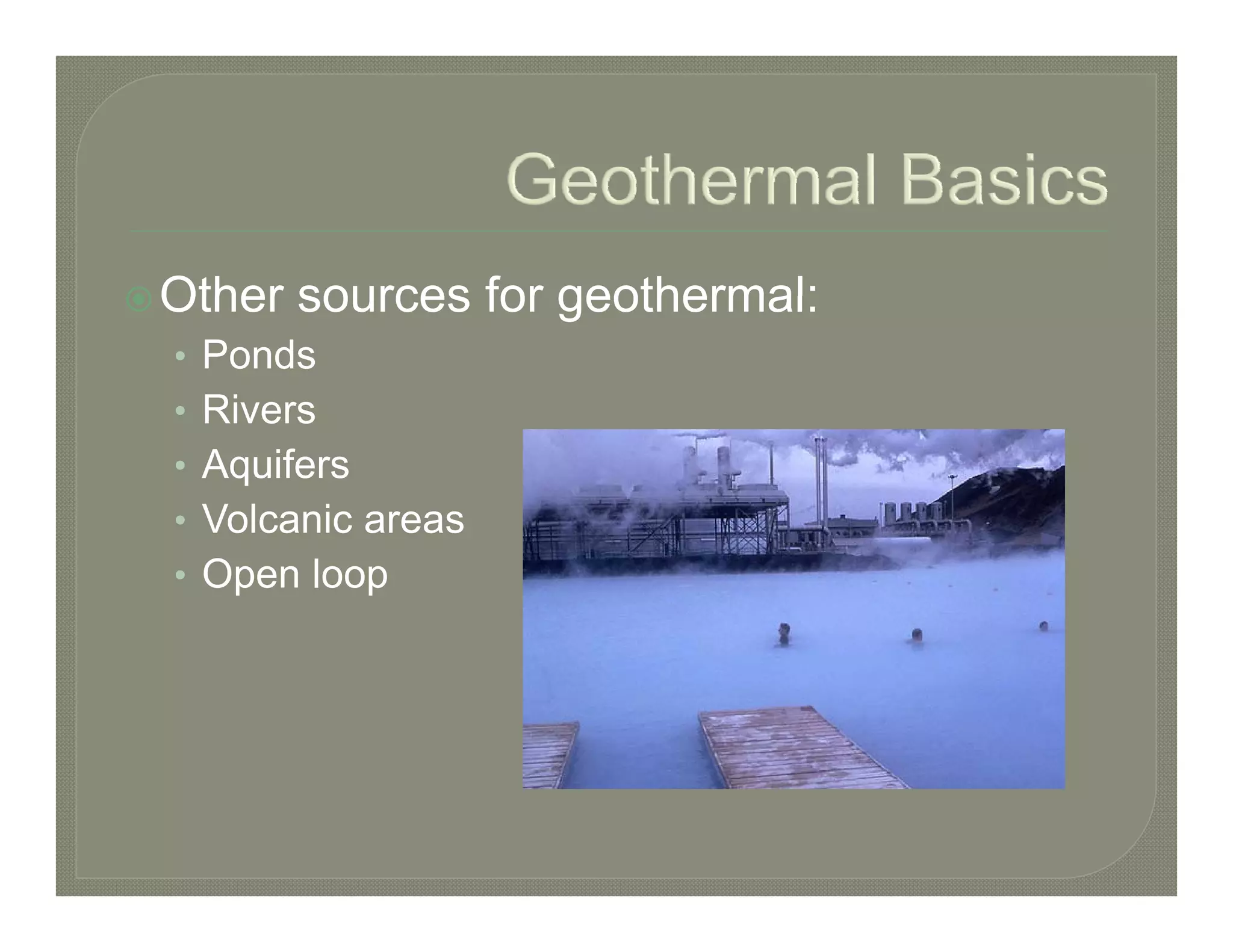 Geothermal / Geoexchange Systems | PDF