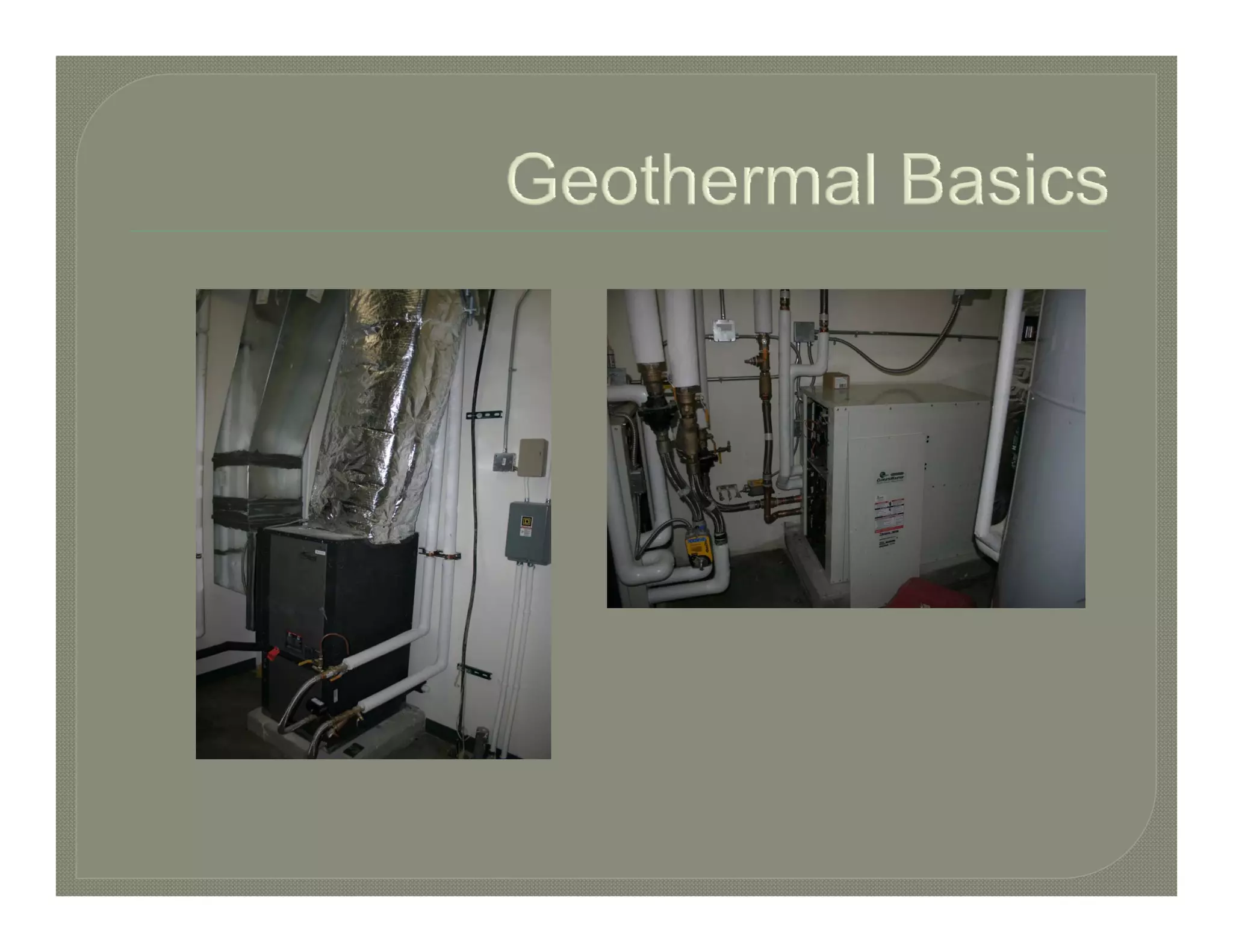Geothermal / Geoexchange Systems | PDF