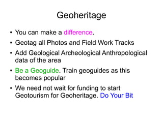 Geotourism geoheritage | PDF