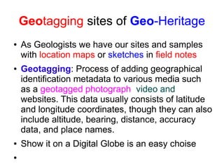 Geotourism geoheritage | PDF