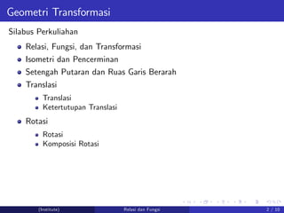 Geo trans | PPT