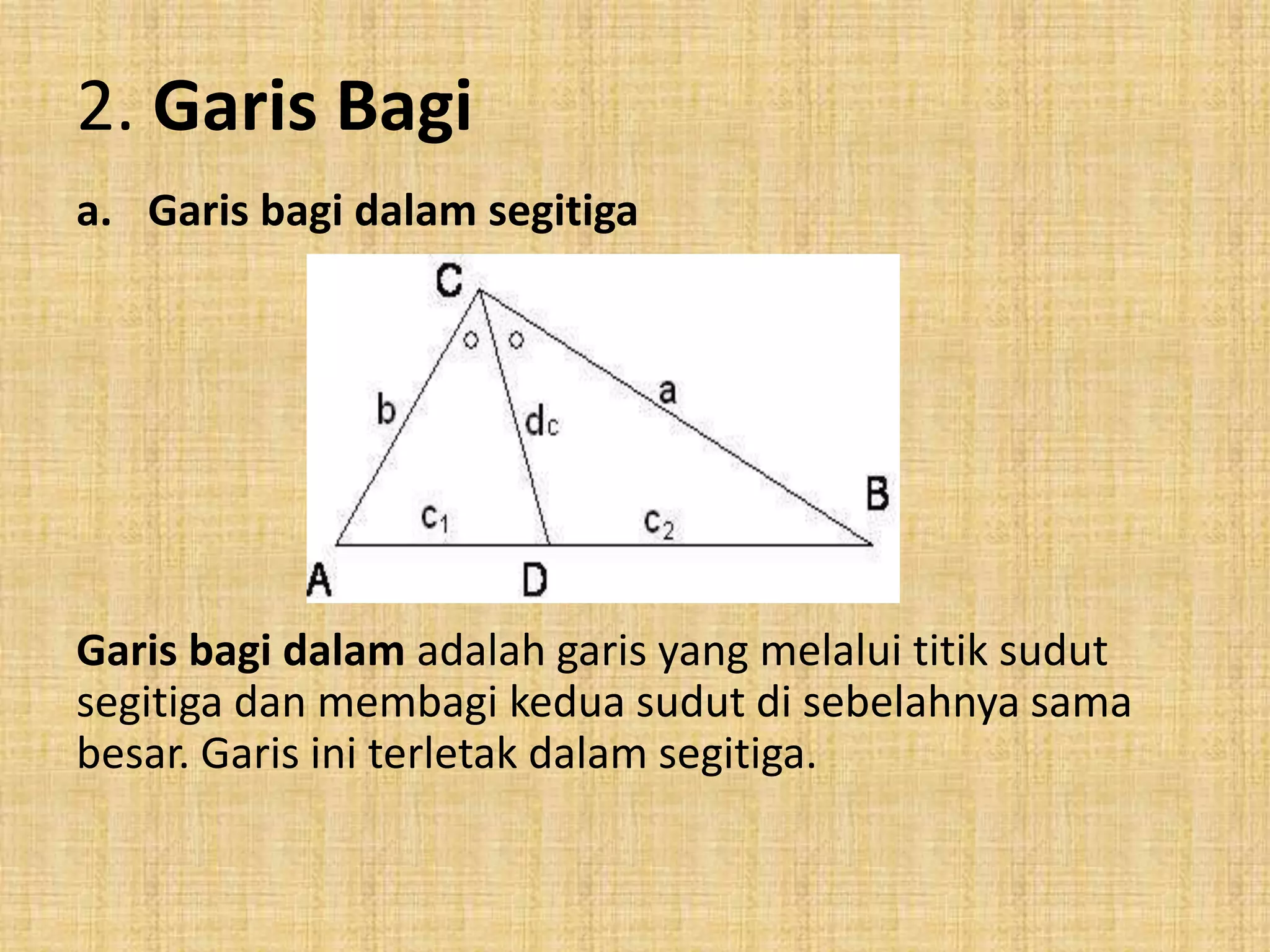 Kesebangunan dan Garis Istimewa Segitiga | PPTX