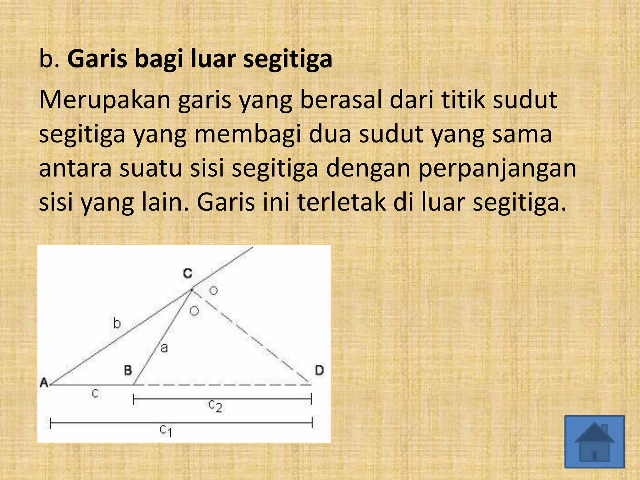 Kesebangunan dan Garis Istimewa Segitiga | PPTX
