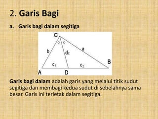 Kesebangunan dan Garis Istimewa Segitiga | PPTX