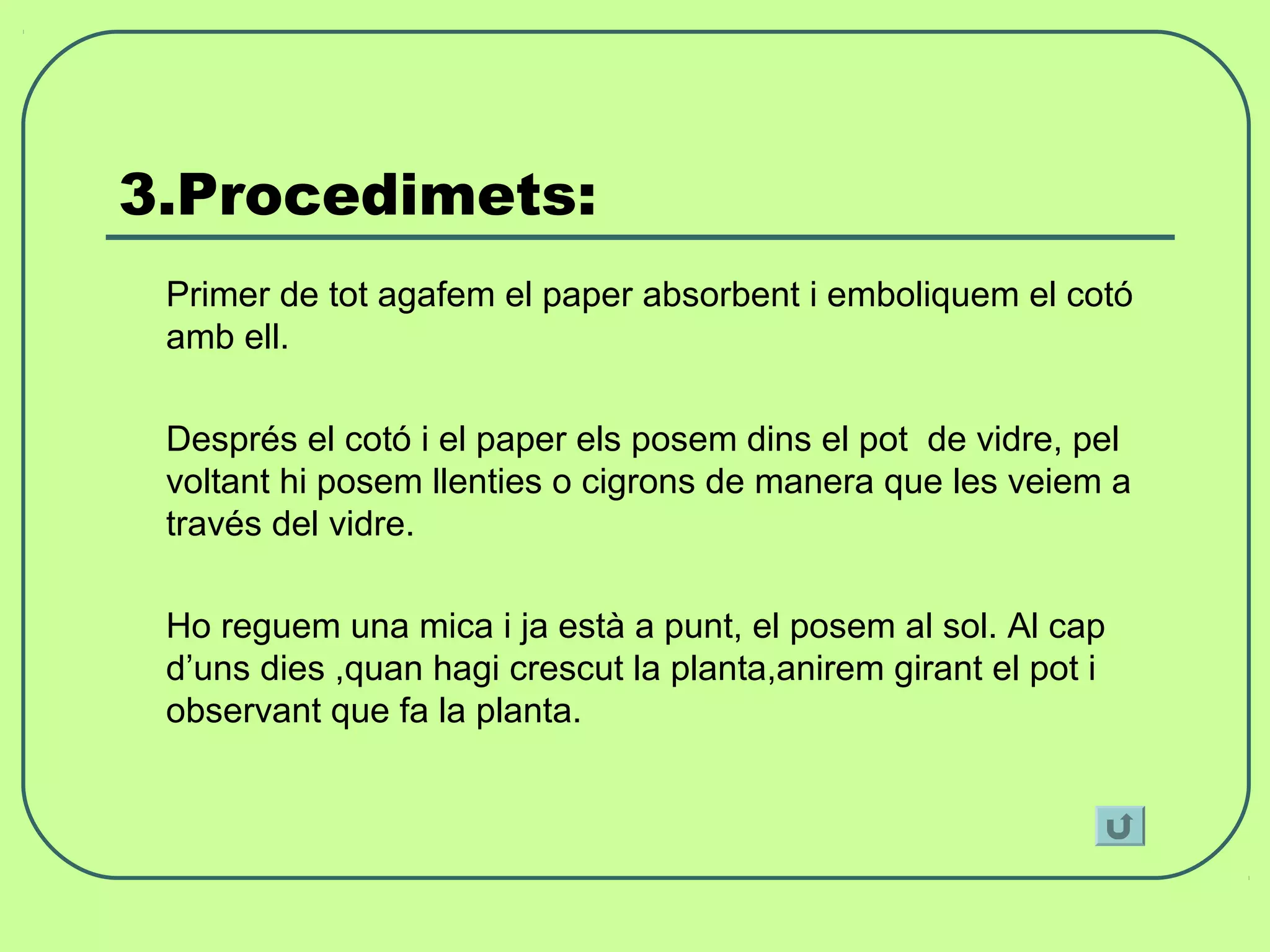 Geotropisme de les plantes | PPT
