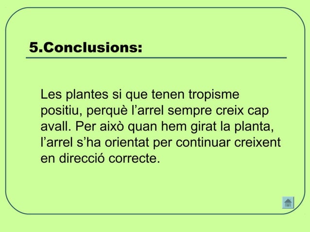 Geotropisme de les plantes | PPT
