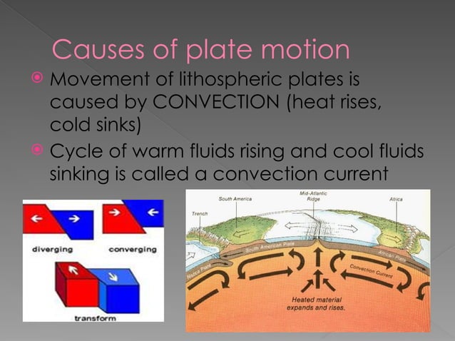 tectonic plates, seafloor spreading, several plate motion | PPT