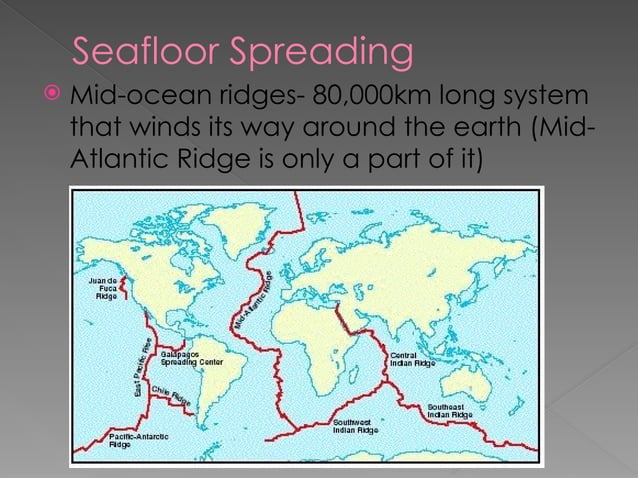 tectonic plates, seafloor spreading, several plate motion | PPT